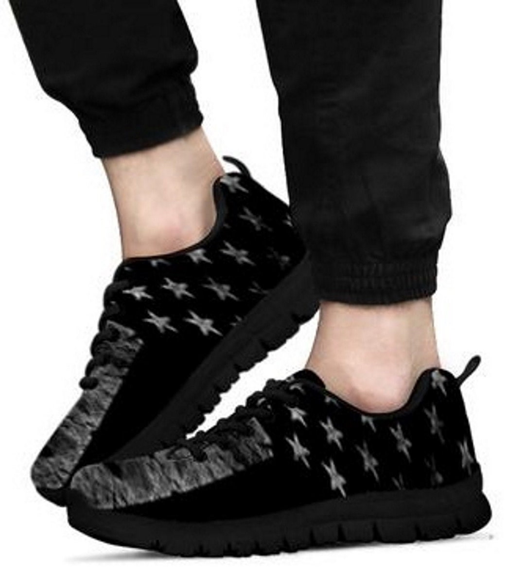 Thin Red Line Firefighter Sneakers for Sportswomen and Men's Athletic ...