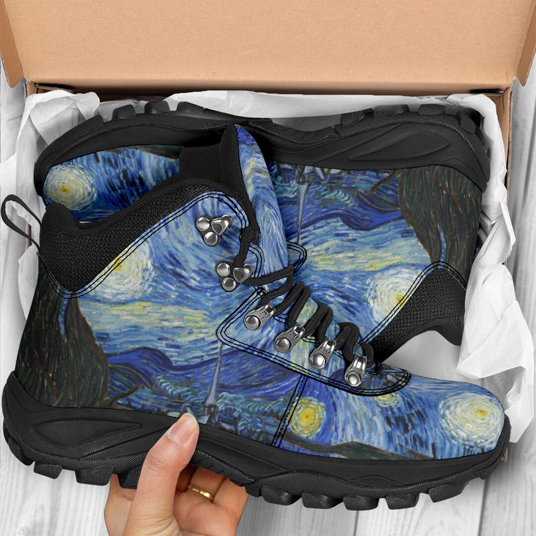 Vincent Van Gogh's Starry Night Women's Alpine Boots, Winter Boots ...
