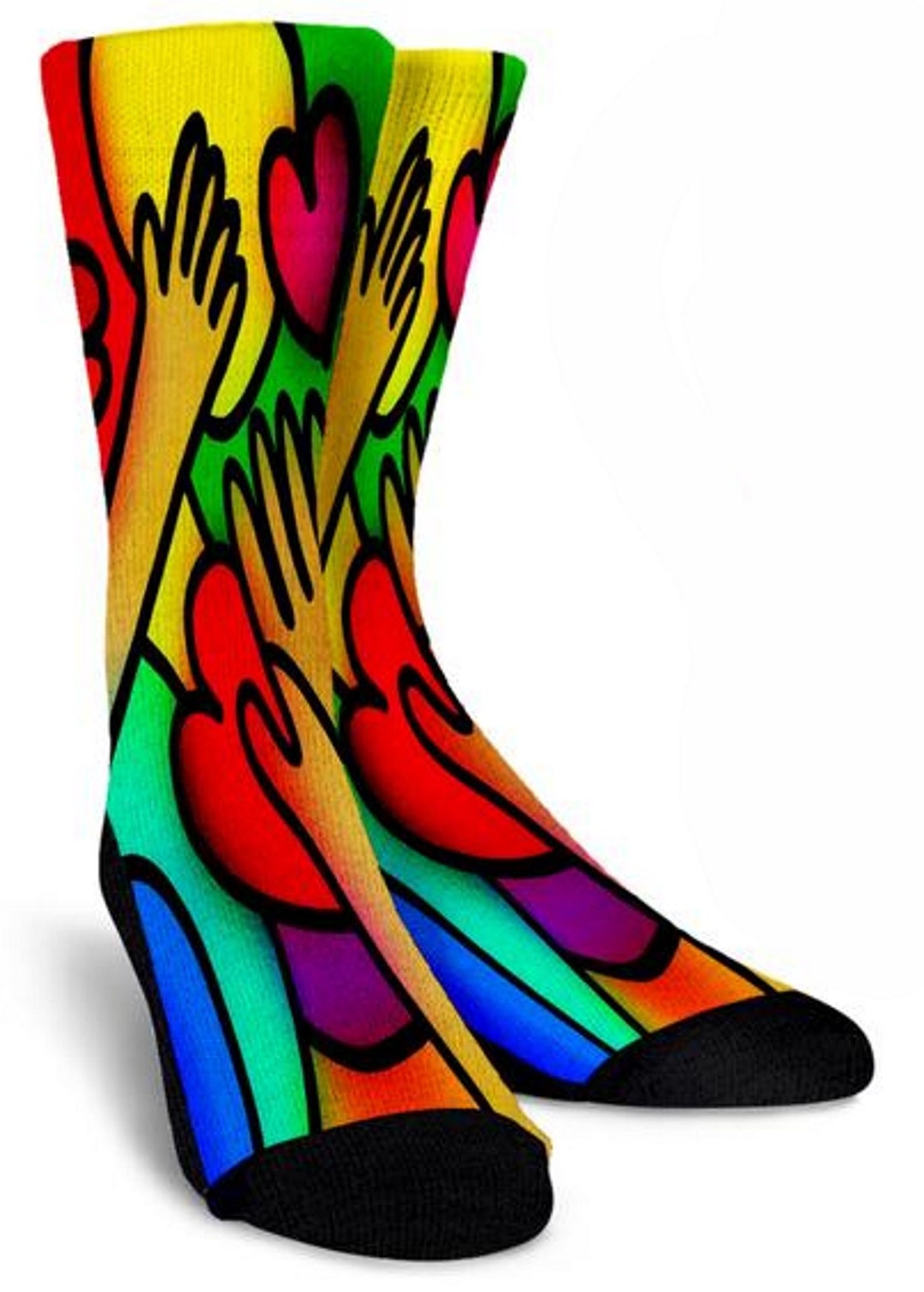 Custom Team Socks: Novelty Fashion Athletic Crew Socks - Etsy