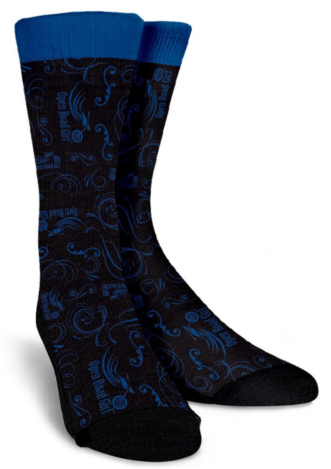 Blue Scatter Design Girl Socks, Custom Socks, Angkle Socks, Mens Socks ...