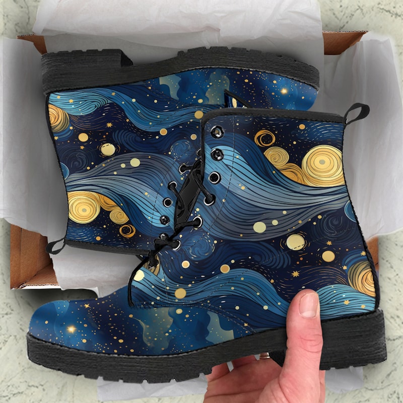 Starry Night Shoes - Etsy