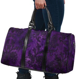 Purple Gothic Travel Bag Weekender Bag Gifts for Woman - Etsy
