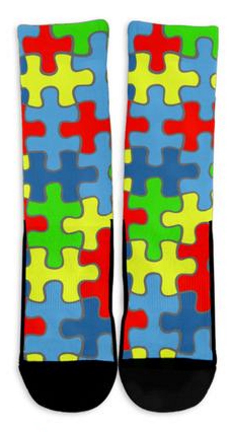 Autism Awareness Socks Camouflage Womens Crew Custom Gifts Her - Etsy