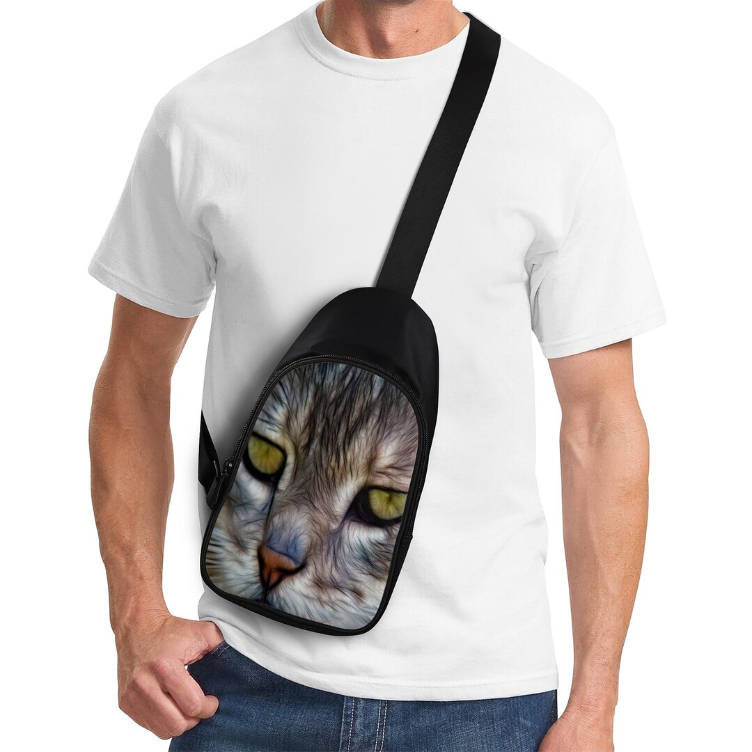 Cat Chest Bag, Animal Lovers Gifts for Idea Fanny Pack Mini Crossbody ...