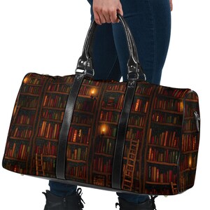 Library Book Travel Weekender Bag, Book Lovers Gifts for Her Overnight ...