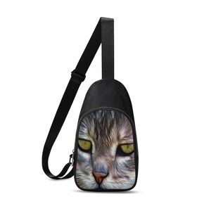 Cat Chest Bag, Animal Lovers Gifts for Idea Fanny Pack Mini Crossbody ...