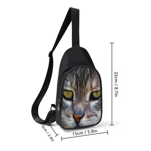 Cat Chest Bag, Animal Lovers Gifts for Idea Fanny Pack Mini Crossbody ...
