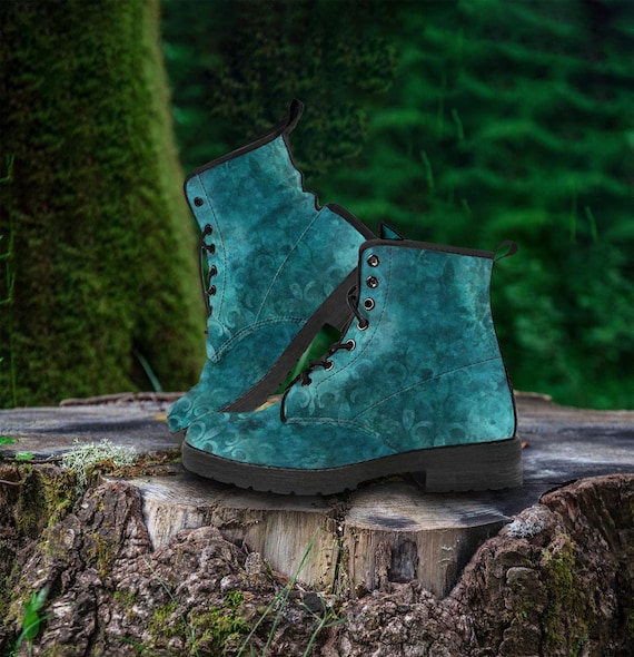 Teal Ankle Boots