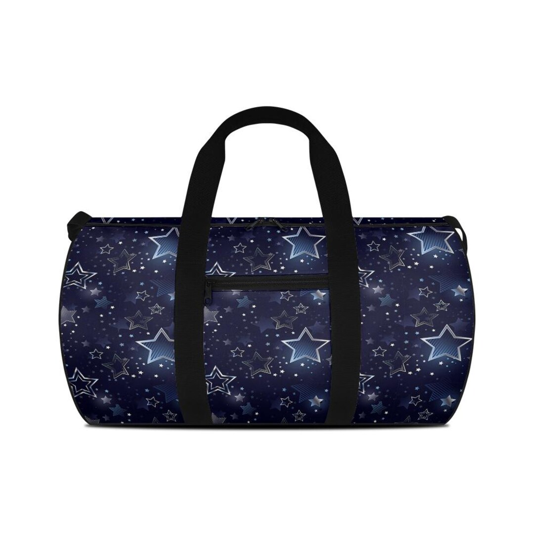 Silver Stars Travel Duffel Bag: Women's Weekender, Camping Bag - Etsy