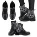Wolf Design Combat Boots: Vegan Leather Boho Chic Ankle Boots - Etsy