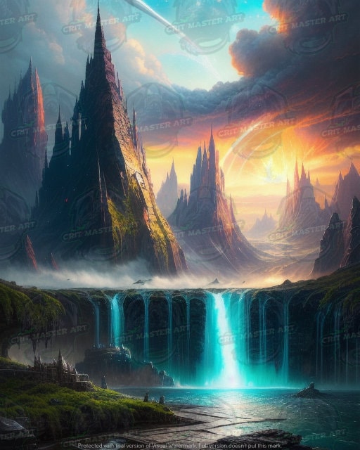 Fantasy World Digital Print - Etsy