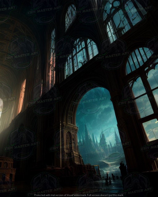 Gothic Tower Digital Art - Etsy