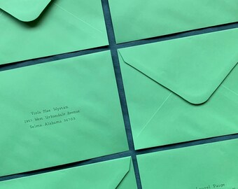 Hand Lettered Envelopes / Custom Letter Addressing | Etsy