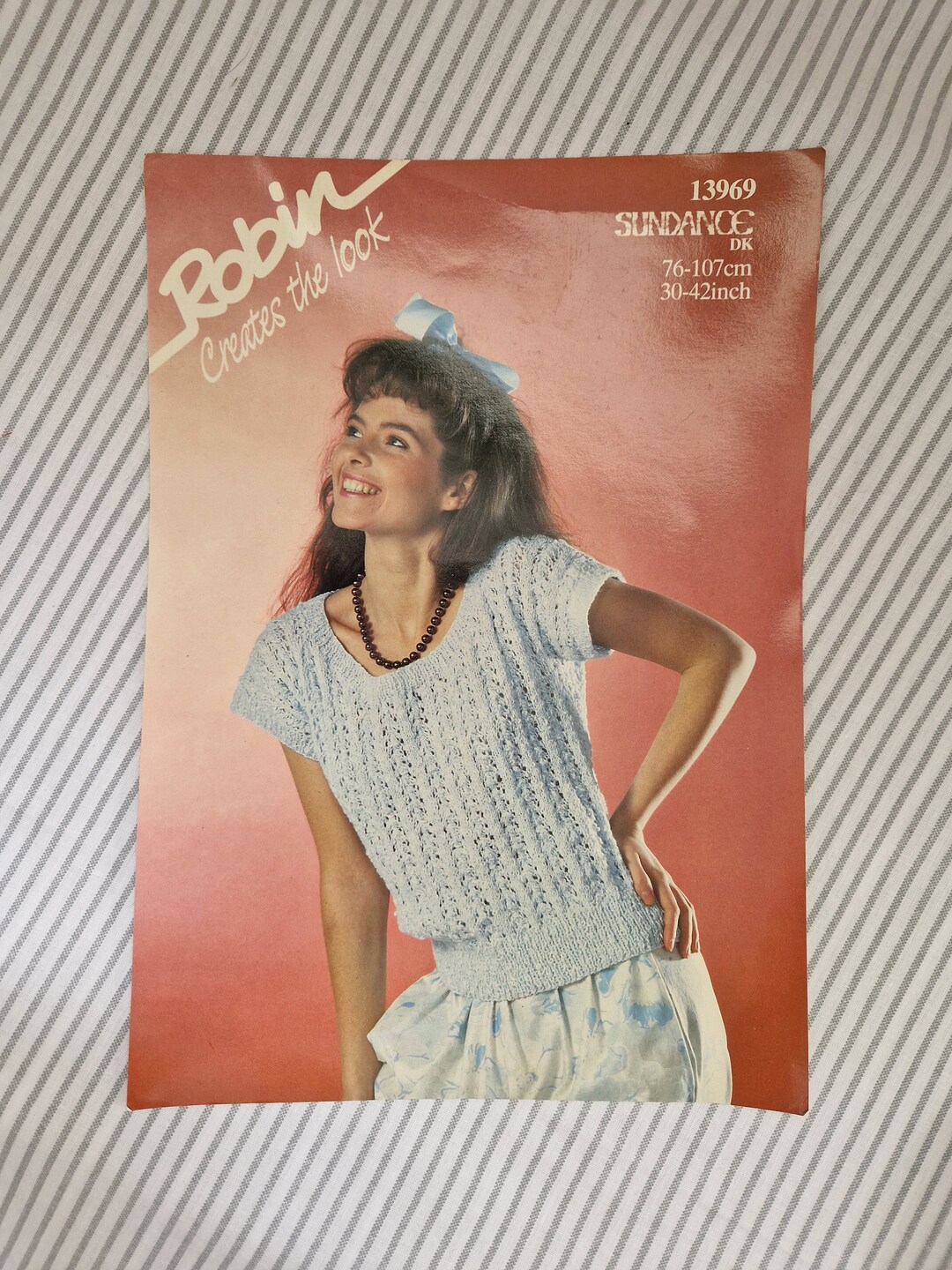 80s Knitting Pattern Sundance No 13969, Double Knitting, Hand Knitting ...