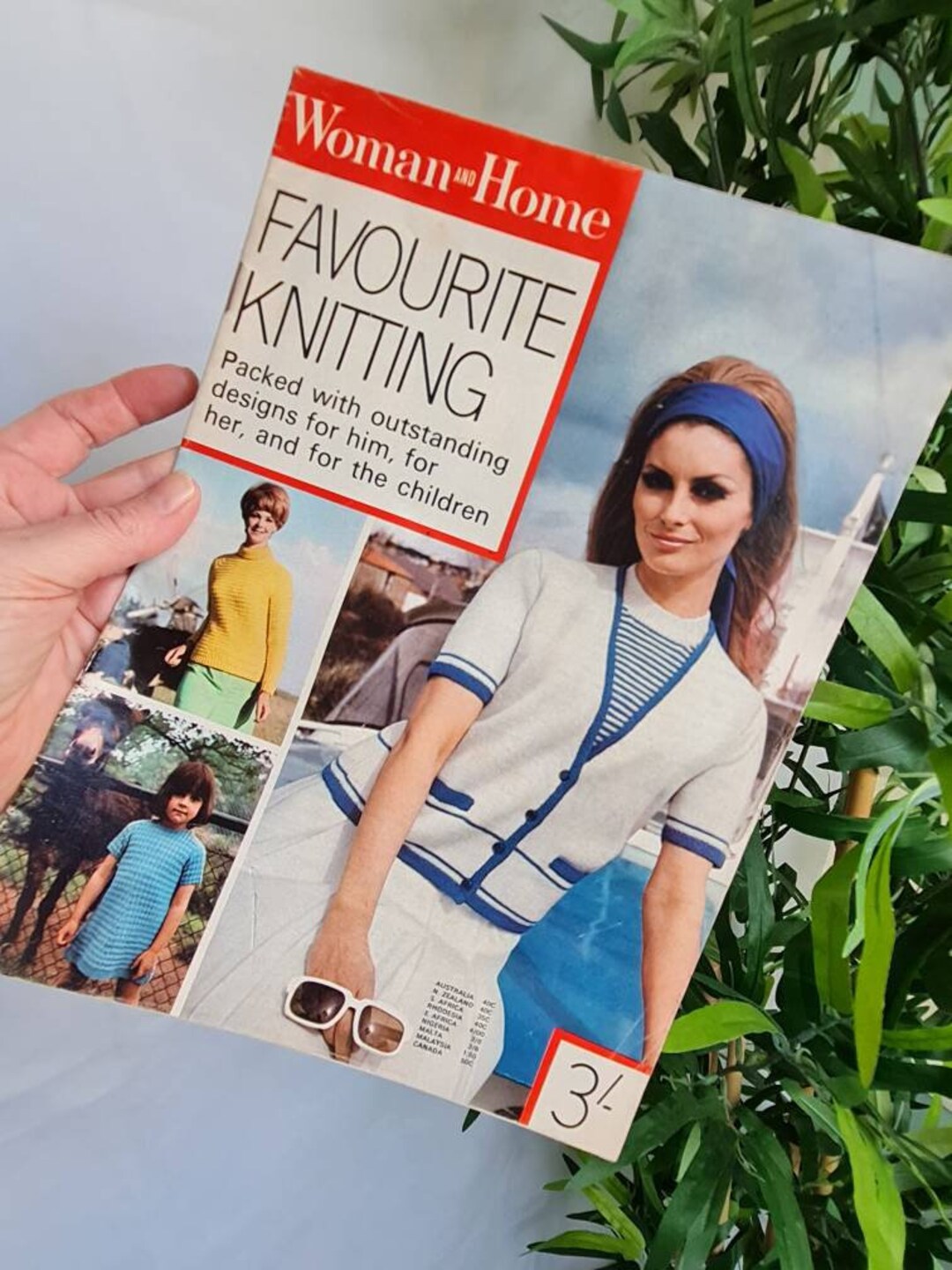 Vintage Knitting Pattern, 70s Knitting, Magazine, Woman and Home, 1970s ...