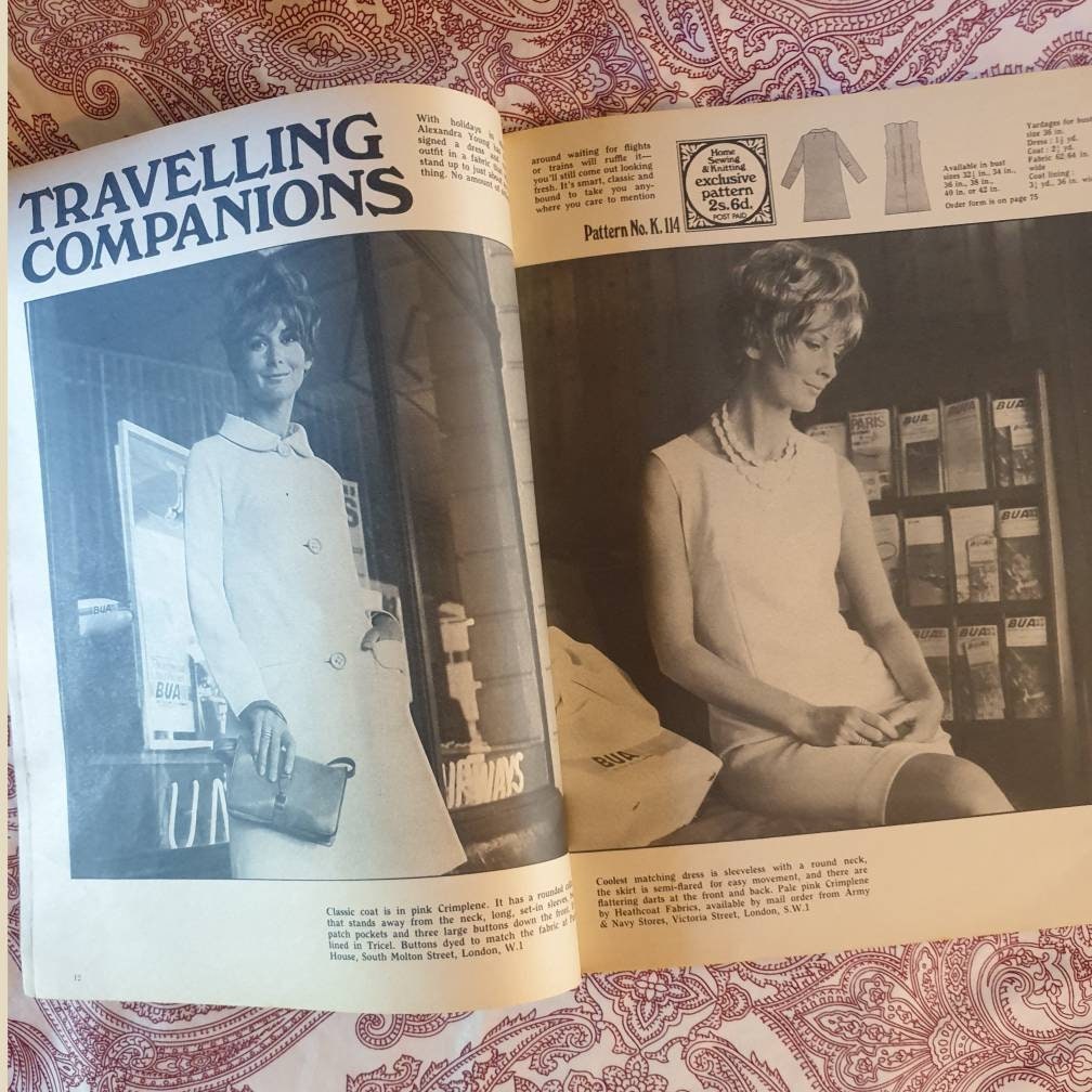 Vintage Magazine 70s Magazine Womans Realm Home Sewing and - Etsy