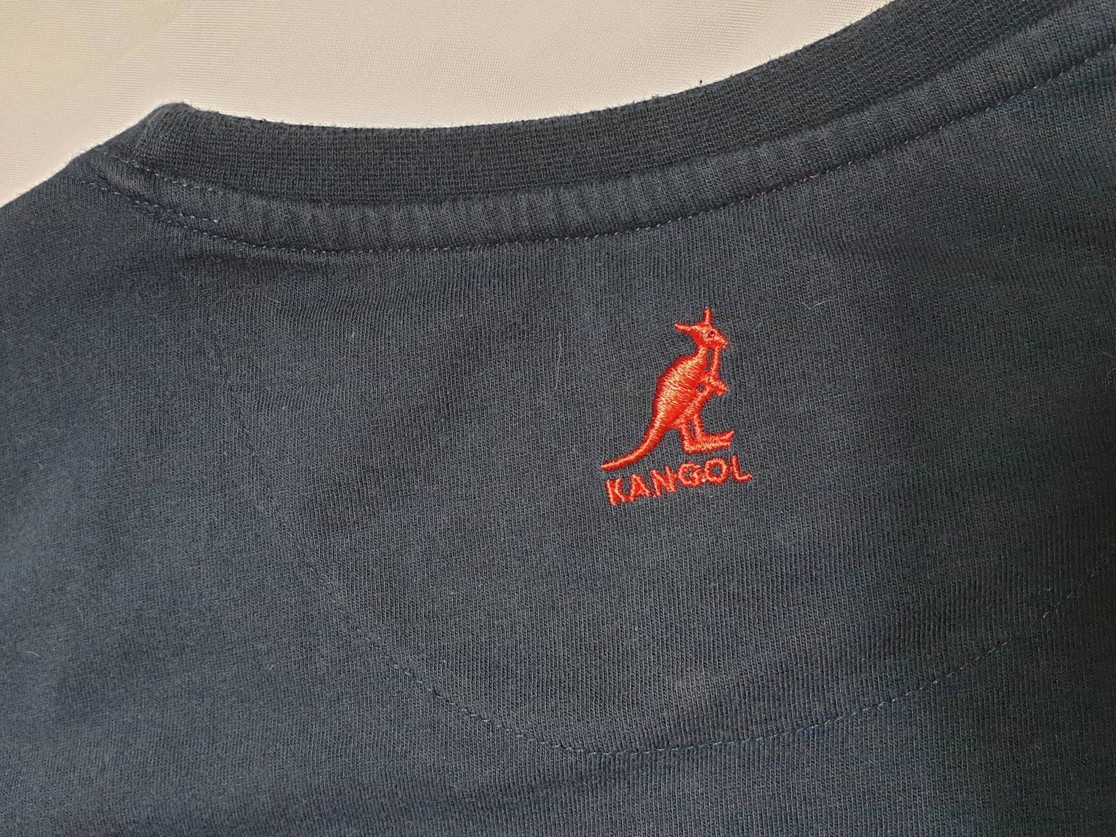 Vintage Tshirt 90s Kangol Navy Tshirt With Red Spell Out | Etsy