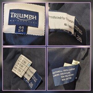 Mens Triumph Motorcycle Jacket in Beige Suede Leather, Zip up Front ...