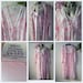 Vintage Dressing Gown and Neglege Set Matching Floral Pink - Etsy