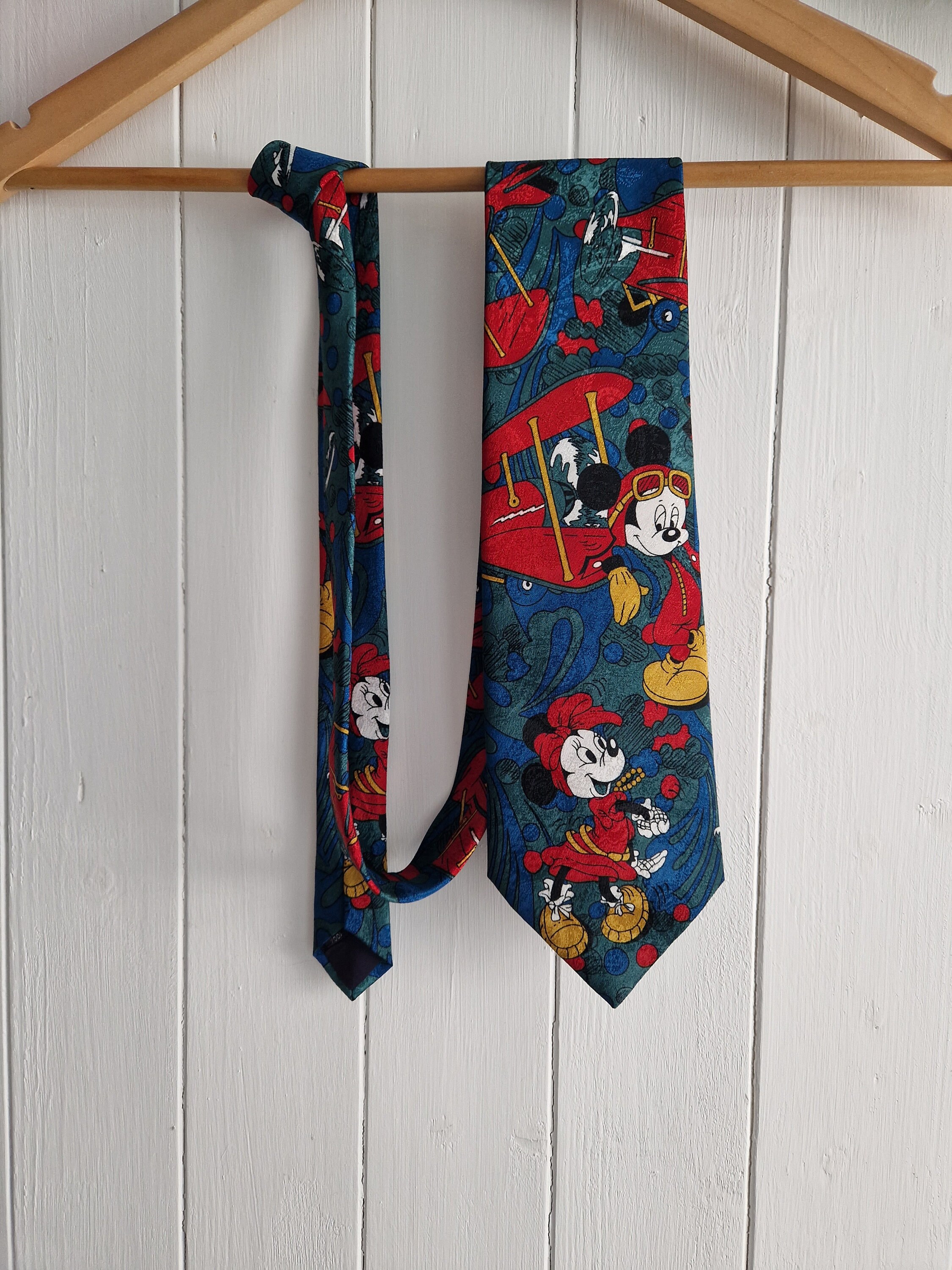 Vintage Disney Mickey Mouse and Minnie Mouse Tie 80s 90s - Etsy