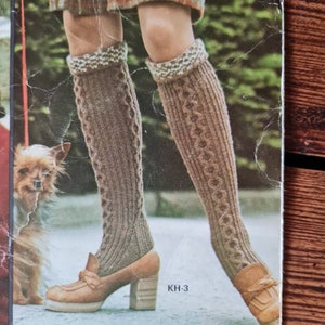 Vintage Sock Knitting Pattern Booklet, Vintage Knitting, 70s, 1973 ...