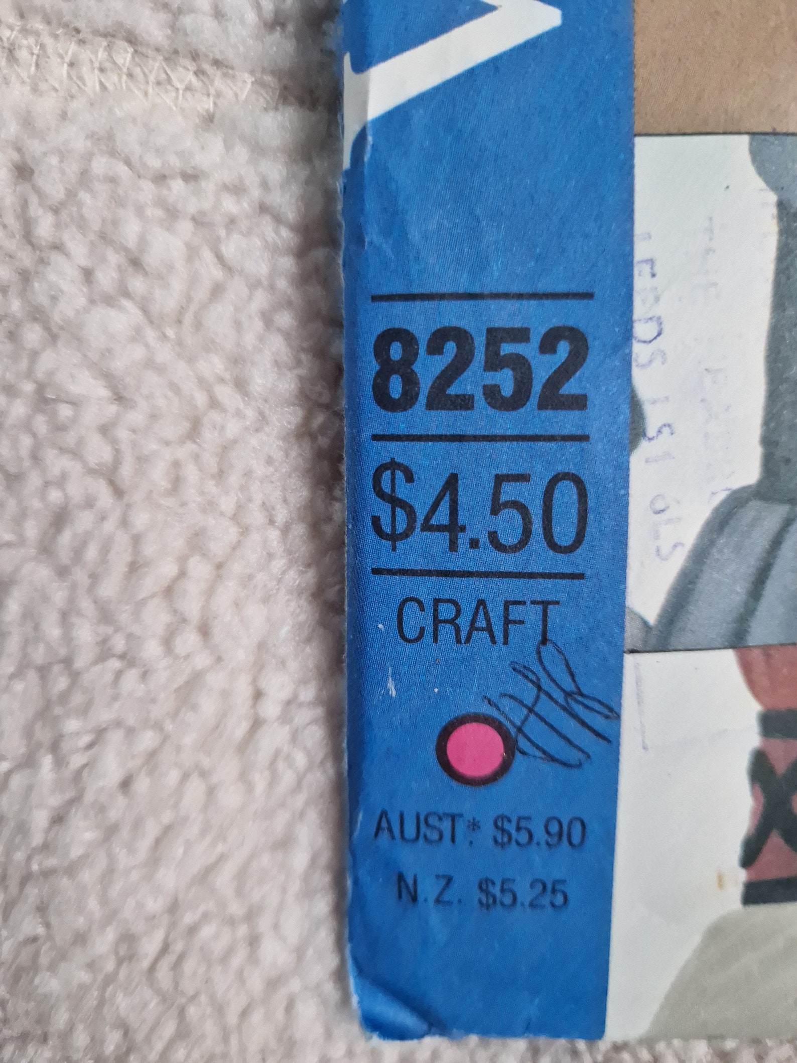 Vogue Belt Sewing Pattern 8252, 80's Vogue, Unusual Paper Pattern Not ...