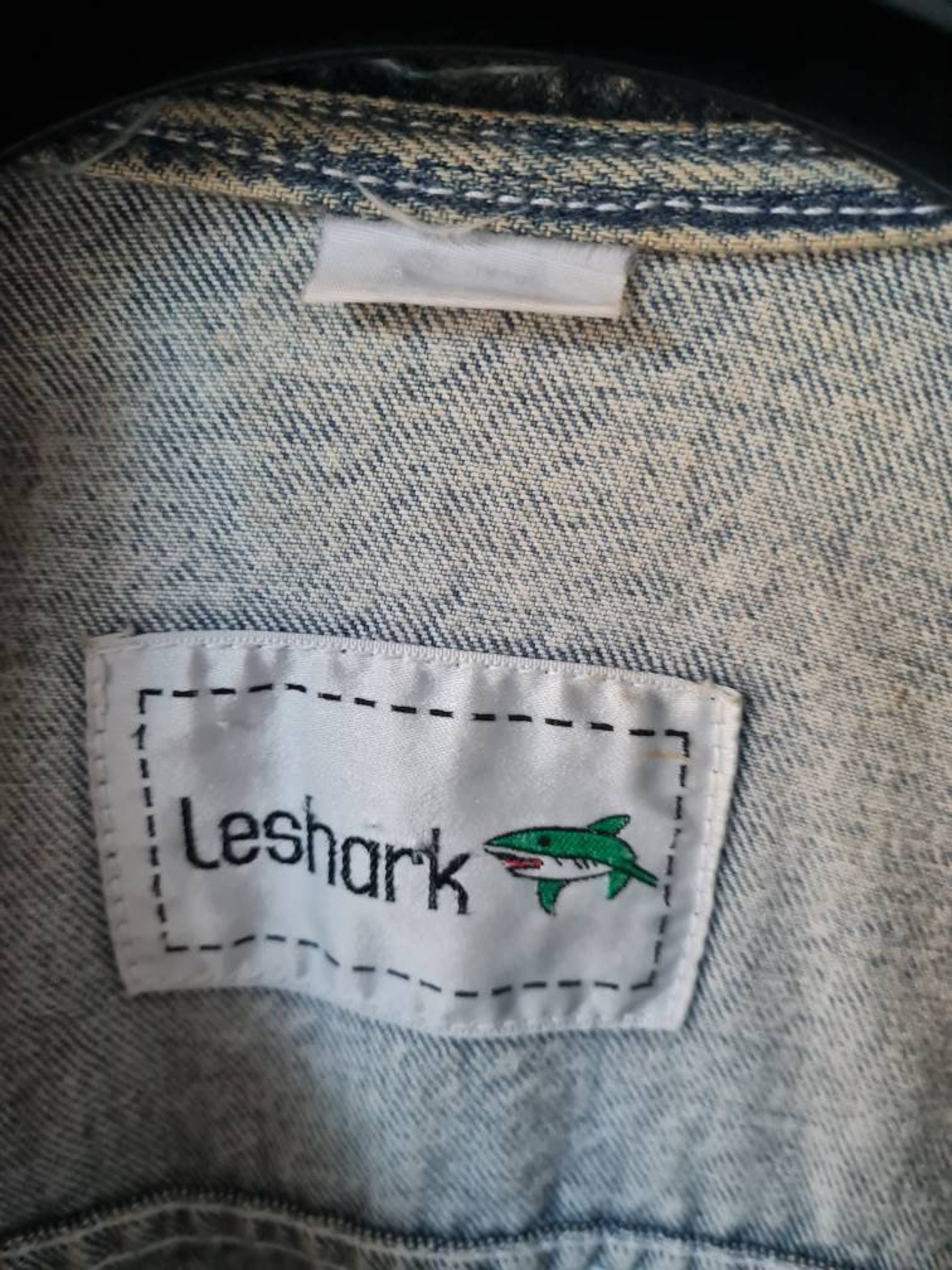 Le Shark Vintage Denim 80s Denim 90s Denim Acid Wash - Etsy UK