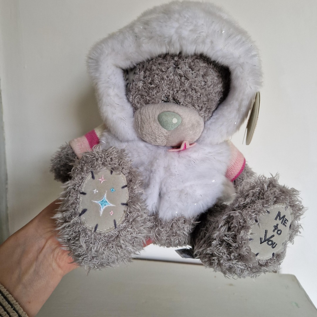 Me to You Tatty Teddy Bear, Snow Baby in Jumper and Fur Gilet, Cute ...
