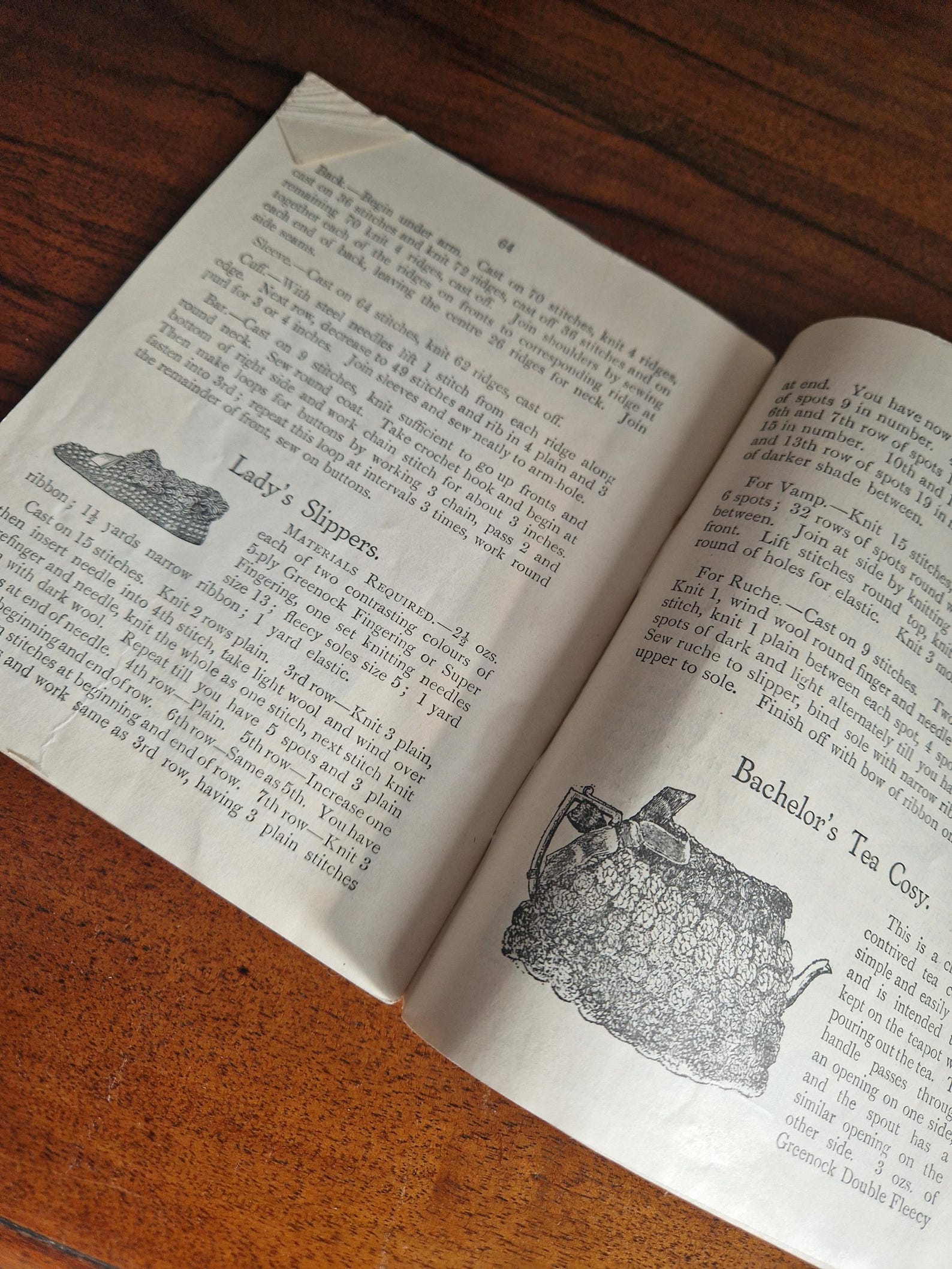 Vintage Pattern Book, Numerous Patterns and How To's, Knitting and ...