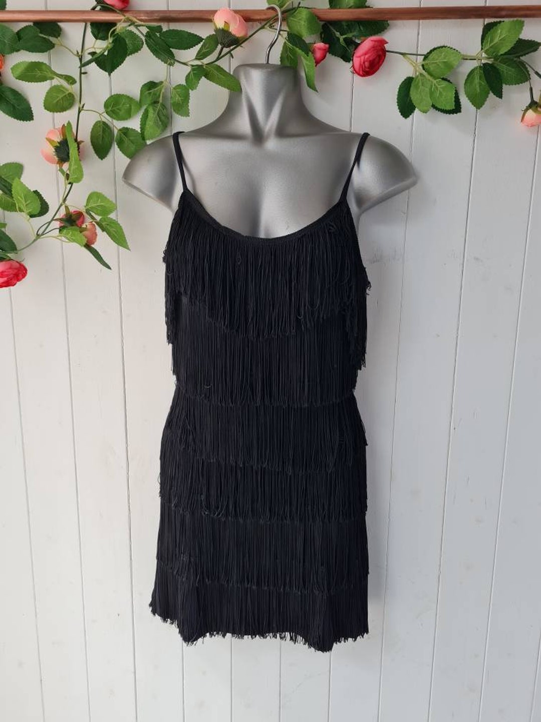 Full Tasselled Vintage Style Flapper Dress by Citta, Made in Italy ...