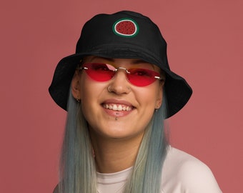 Watermelon Bucket Hat With Beads - Etsy