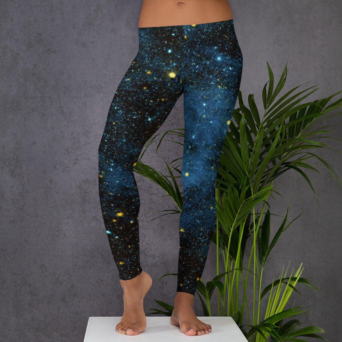 Space Leggings Festival Leggings Galaxy Print Pants - Etsy