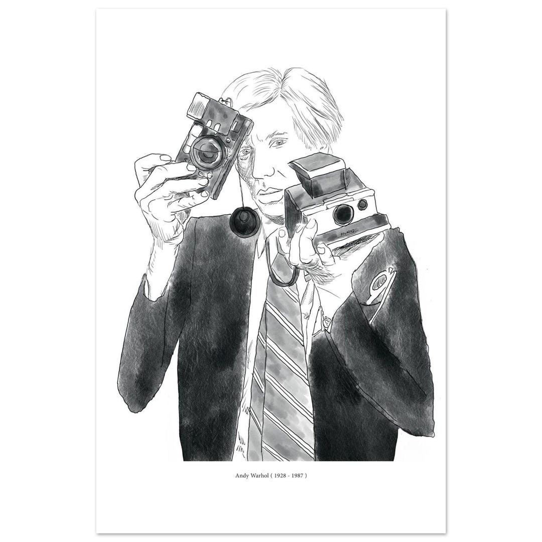 Famous Photographers - Andy Warhol - Premium Poster on Matte Paper - Etsy