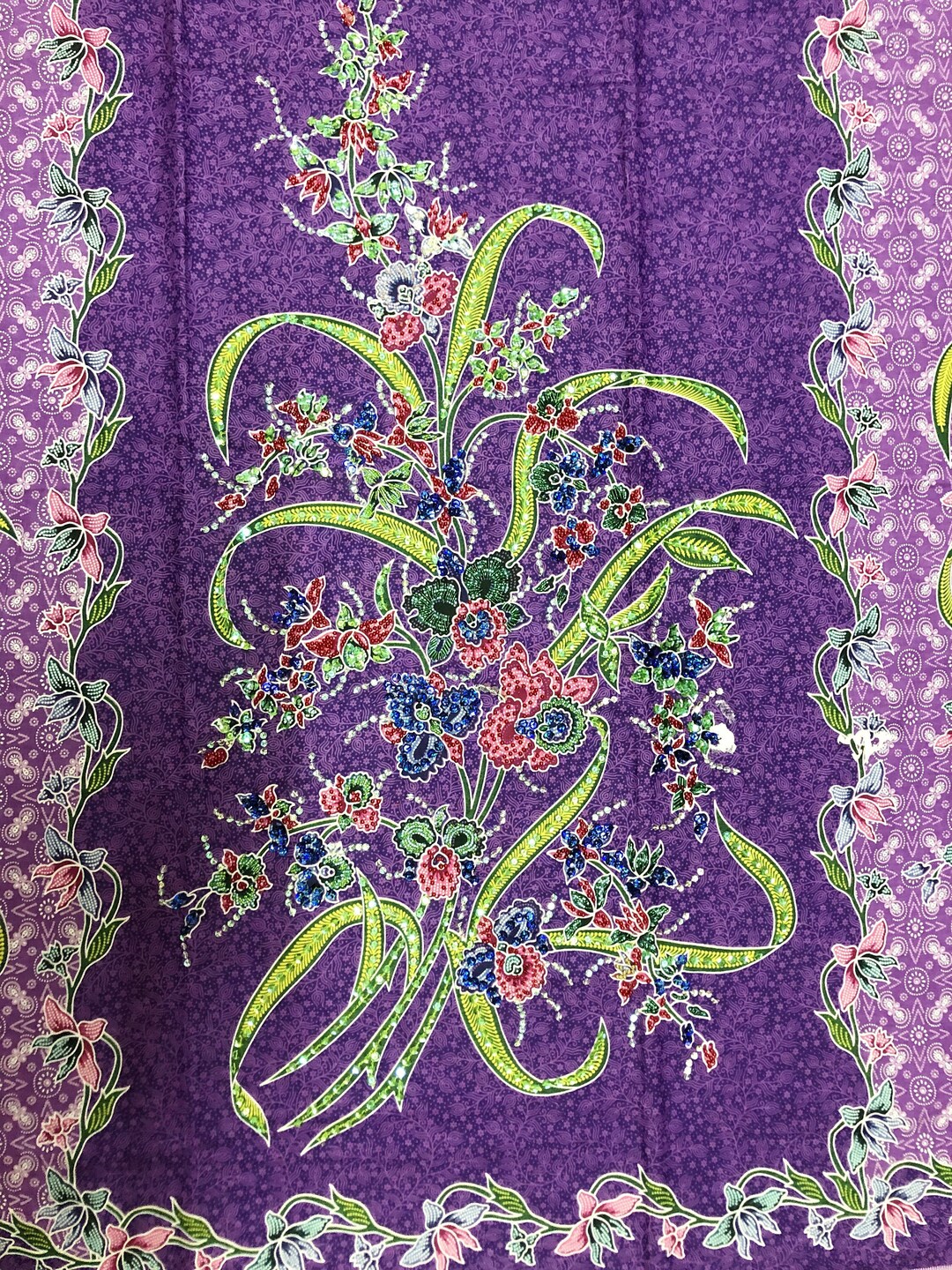 Hand-beaded Batik Sarong/skirt - Etsy