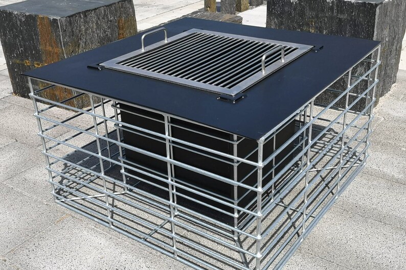 Gabion Grill, Gabion Fireplace, Barbecue Corner Gabions - Etsy