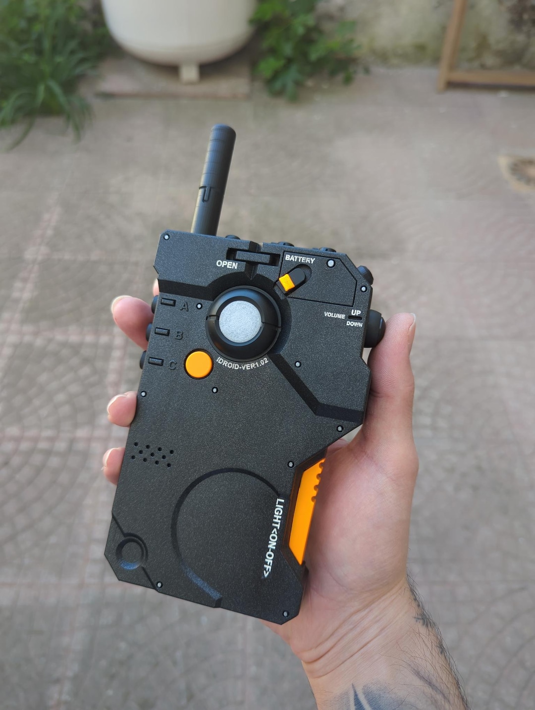 Retro Sci-fi Comm Device With LED - Tactical Cassette Prop - Video Game ...