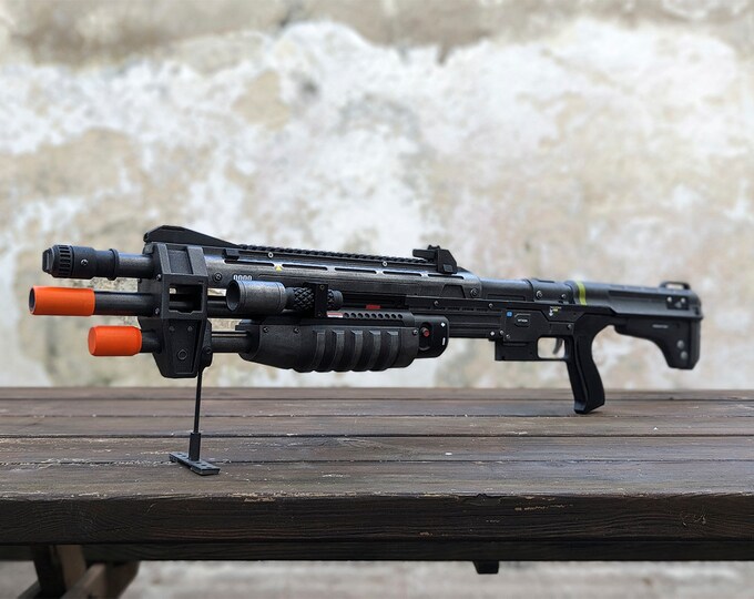 Halo M90 Shotgun DIY Kit / Prop Cosplay / Blaze Orange Barrel Plug safe ...