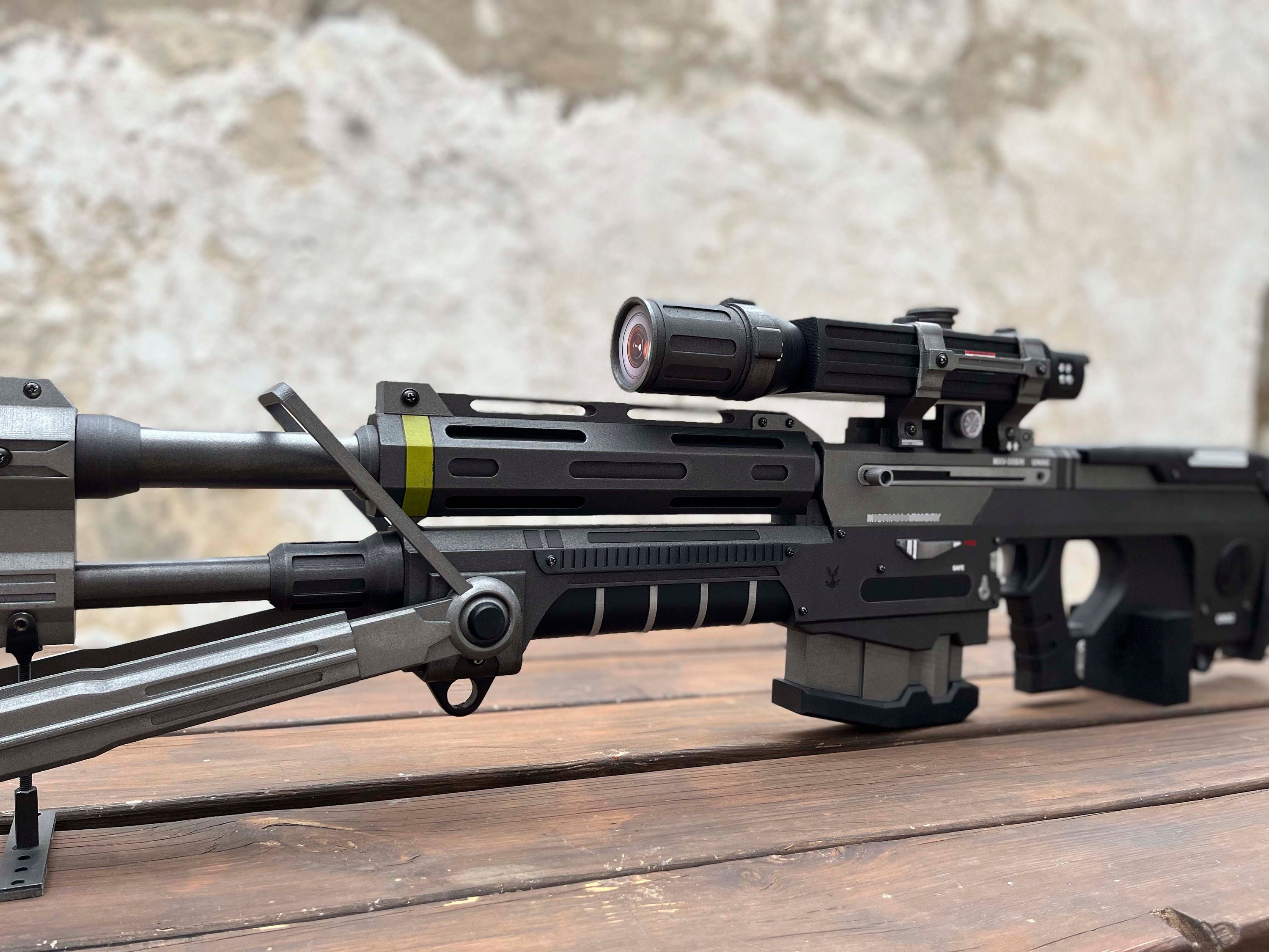 3D Sniper Rifle Props toy Equipped With an Orange Tip - Etsy UK