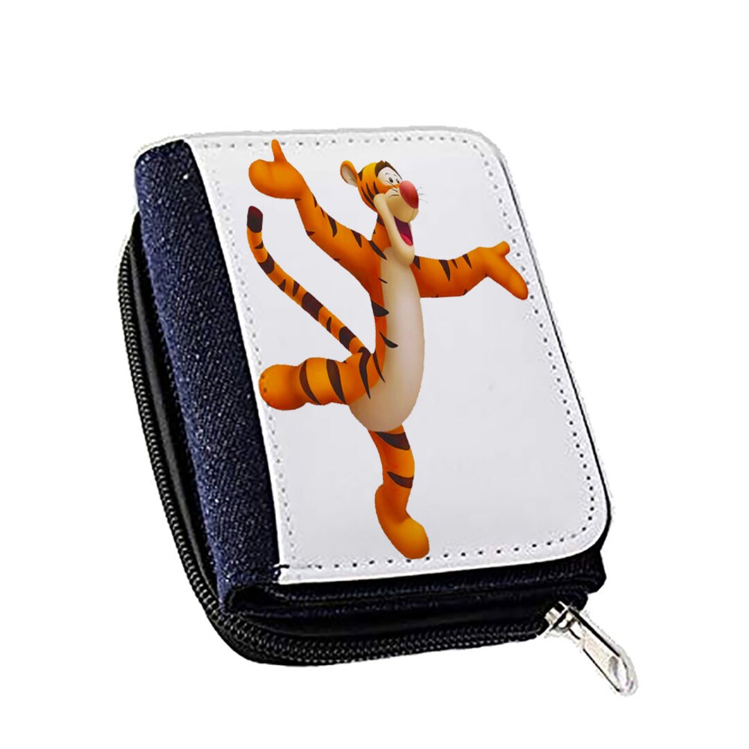 Tigger Winnie the Pooh Cartoon Themed Women's Denim Coin Wallet . - Etsy