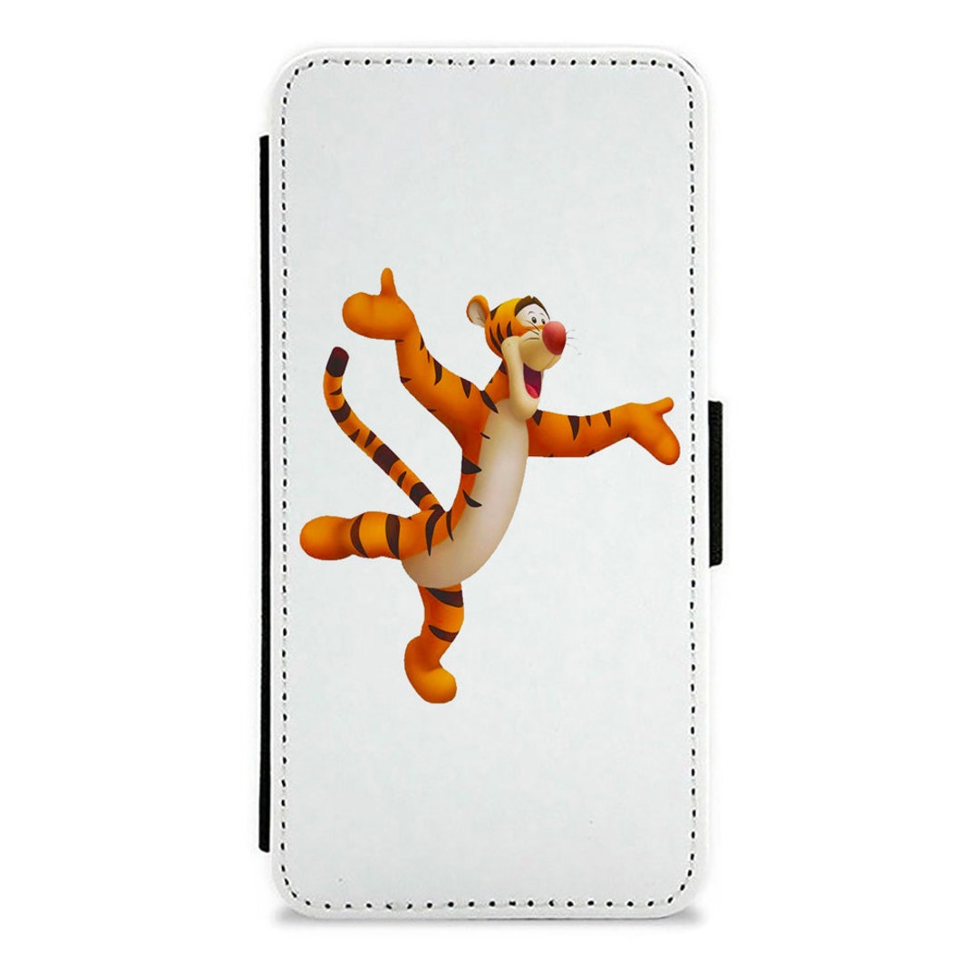Tigger Winnie the Pooh Cartoon Themed Faux PU Leather Wallet Mobile ...