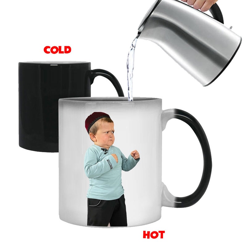 Hasbulla in Glasses Hasbulla Fight Pose 11 Oz Funny Meme - Etsy