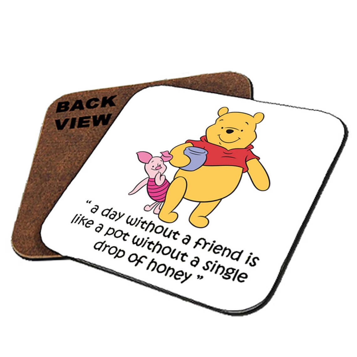 Winnie the Pooh and Piglet Friends Themed Coasters. - Etsy