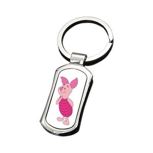 Piglet Winnie the Pooh Cartoon Themed Rectangular/round Key Ring. - Etsy