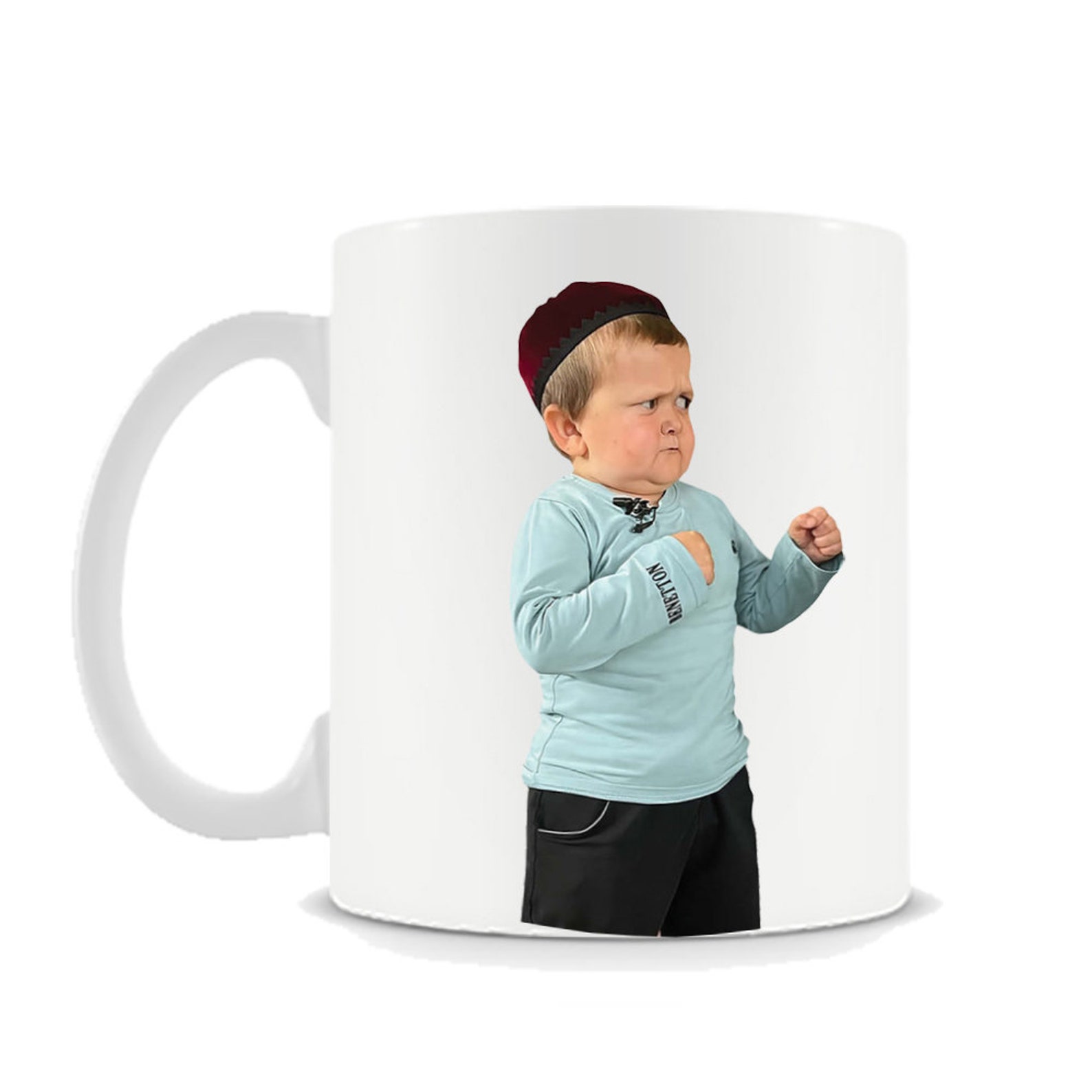 Hasbulla in Glasses Hasbulla Fight Pose 11 Oz Funny Meme - Etsy Finland