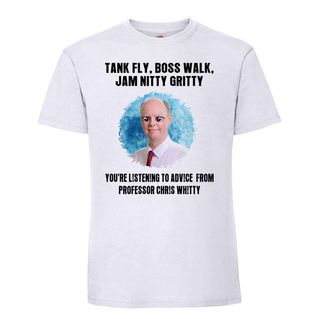 Chris Whitty Tank Fly Boss Walk Themed White Colour Men Cotton T-shirt ...