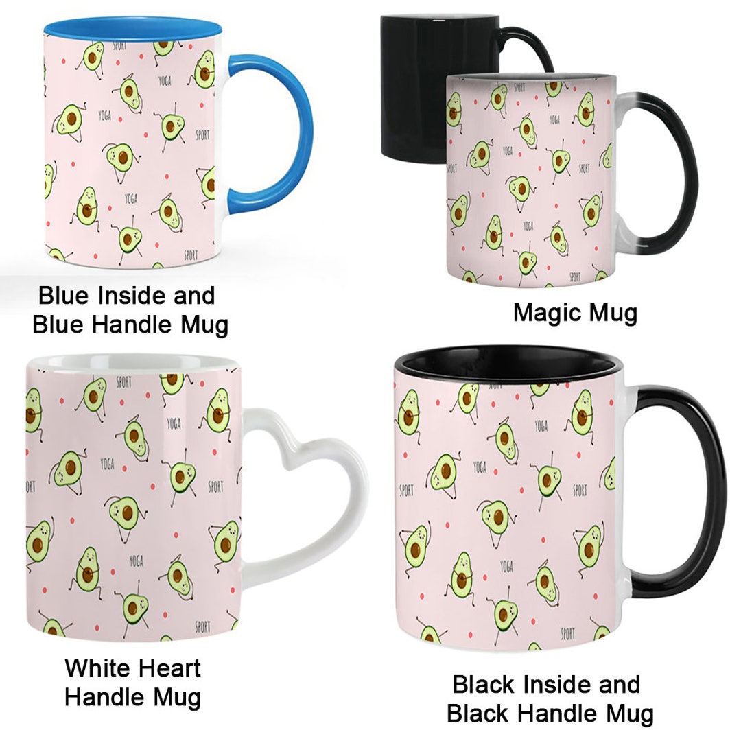 Funny Fruit Pattern Avocado Yoga Design Themed Inspired Birthday ...