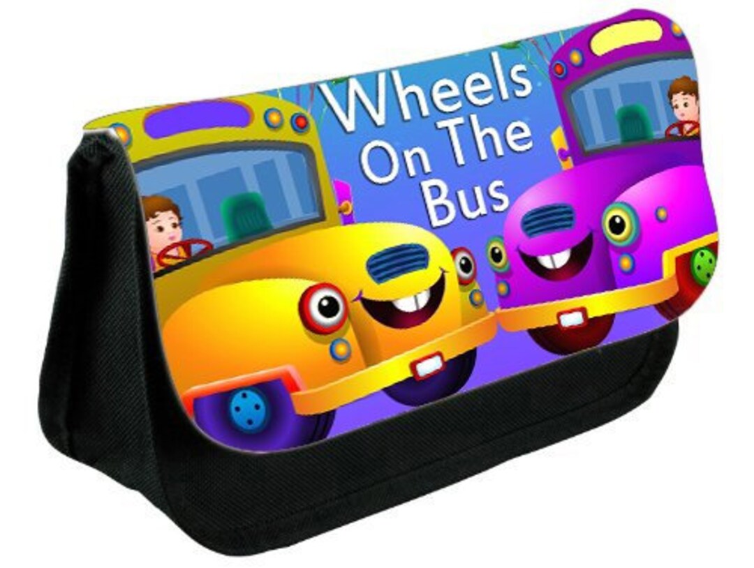 Personalised Pencil Case-wheels on the Bus Pencil Case..make - Etsy