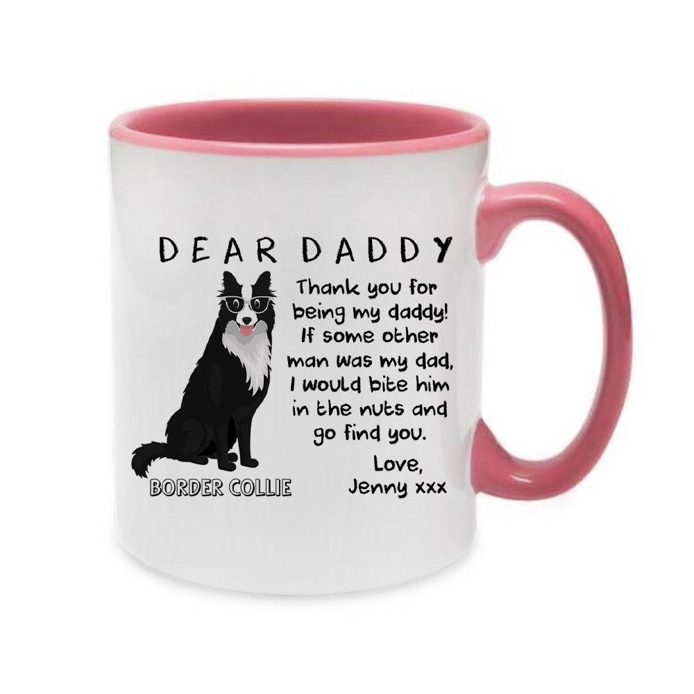 Fathers Day Gift Personalised Dog Daddy Thank You for Being My - Etsy UK