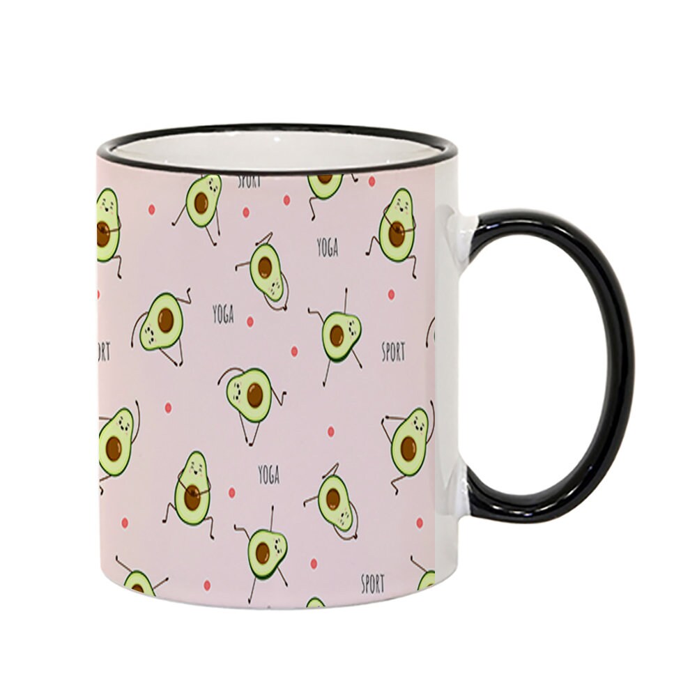 Funny fruit pattern Avocado Yoga Design themed inspired | Etsy