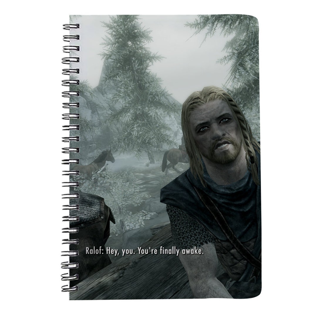 You're Finally Awake Meme Birthday Secret Santa Spiral Notebook. - Etsy